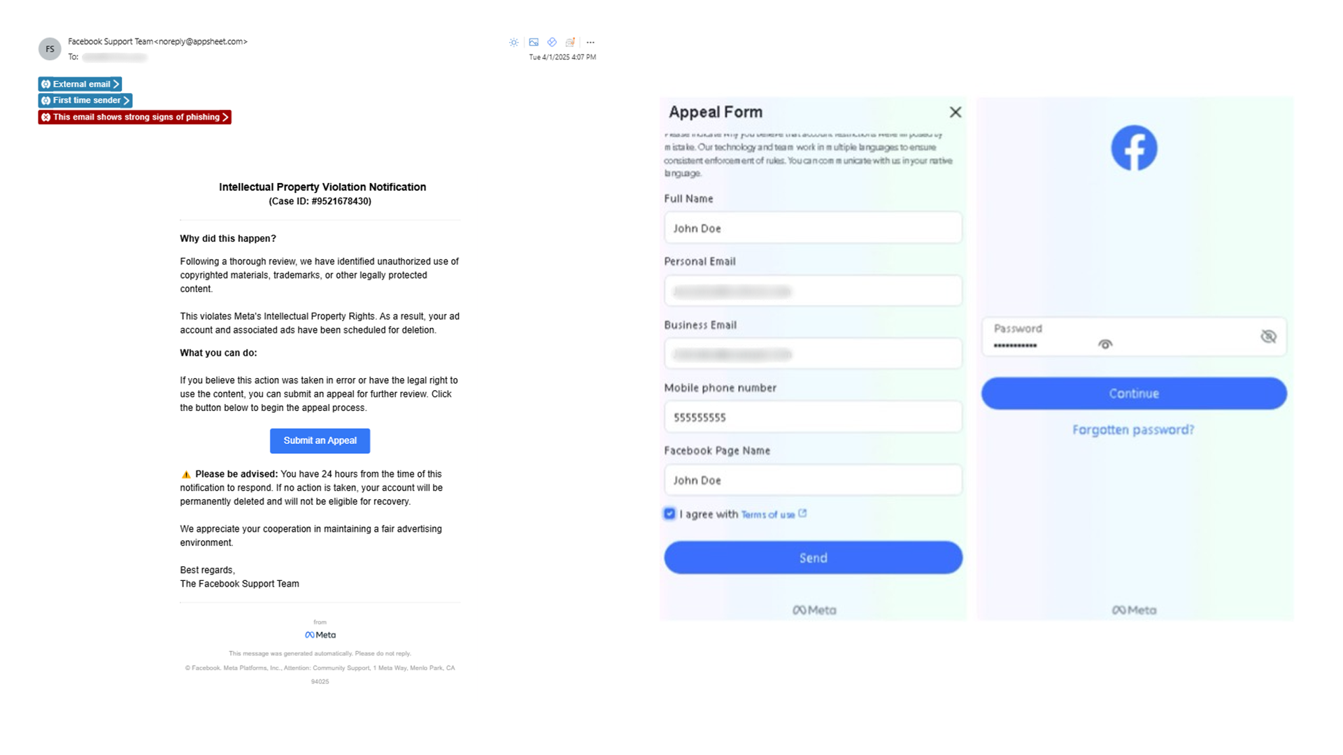 New Phishing Campaign Exploits Google AppSheet to Target Meta Users